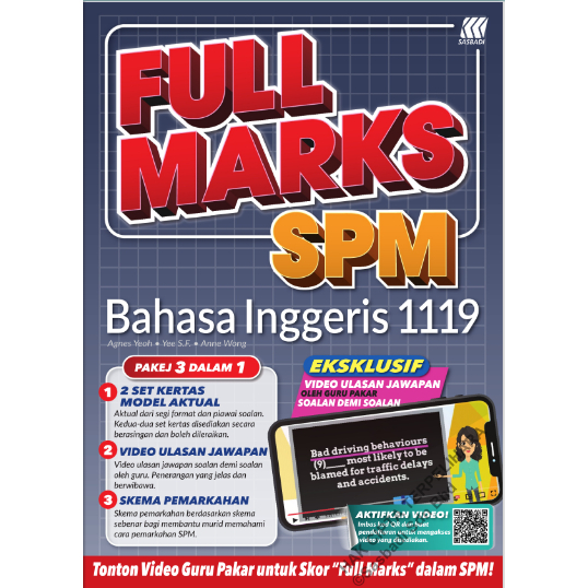 [PMBOOK] SASBADI Full Marks SPM Edisi 2023 - Exam Paper - Kertas Model ...