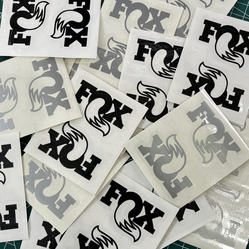 FOX Logo Cut Stickers | Shopee Malaysia