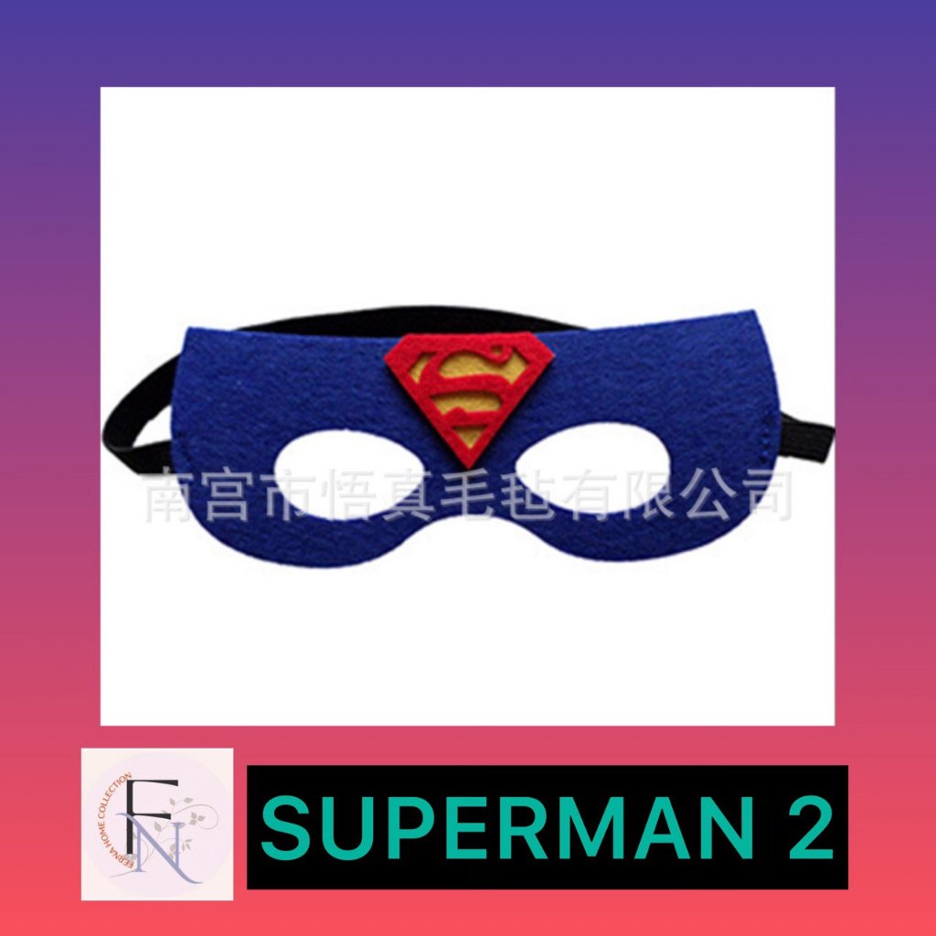 💥READY STOK💥 SUPERHERO Flet Mask Party costume Topeng Kanak - Kanak ...
