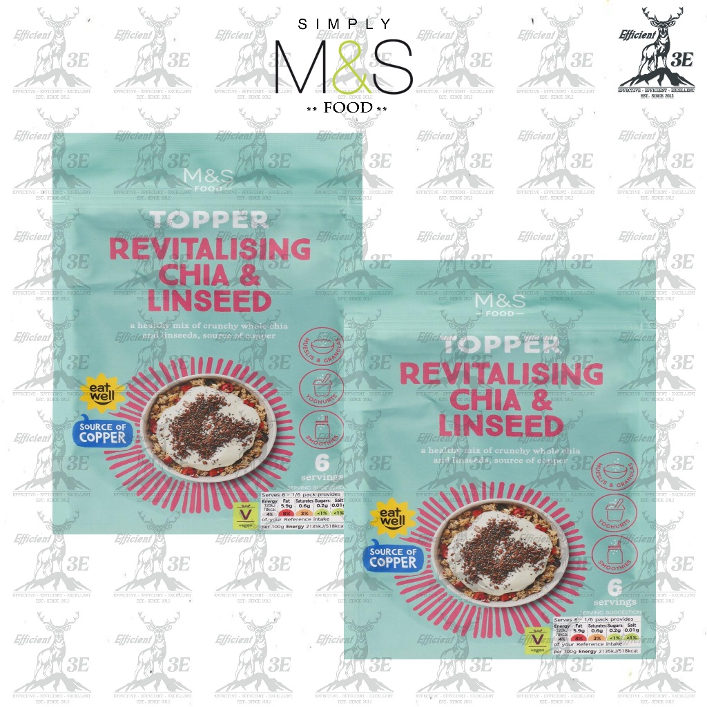 M&S Marks & Spencer 🌟Revitalising Chia and Linseed Mix | Shopee Malaysia