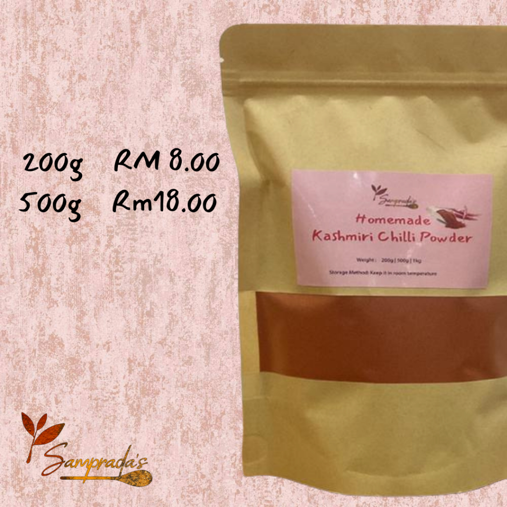 Serbuk Rempah Kari Cili Kashmiri Samprada's Kashmiri Chilli Powder ...