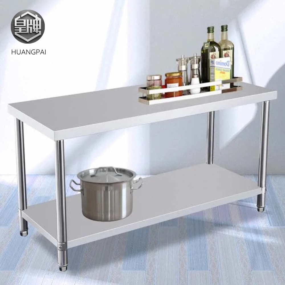 Meja Stainless Steel Working Table Meja Dapur Dining Table Set Meja ...