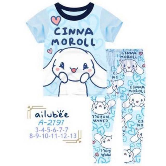 Ailubee A2191SL Cinnamoroll Girl Pyjamas | Shopee Malaysia