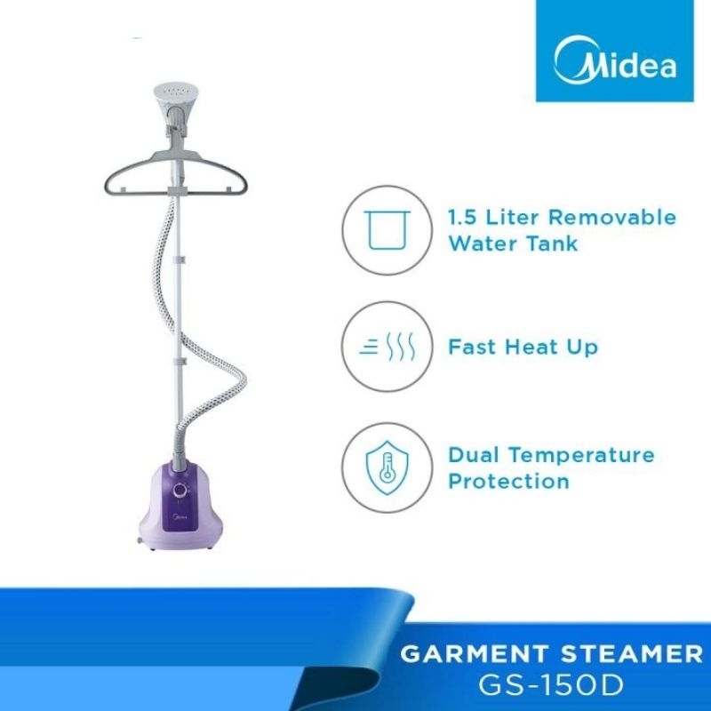 Midea Garment Steam Iron 1.5L GS-150D | Shopee Malaysia