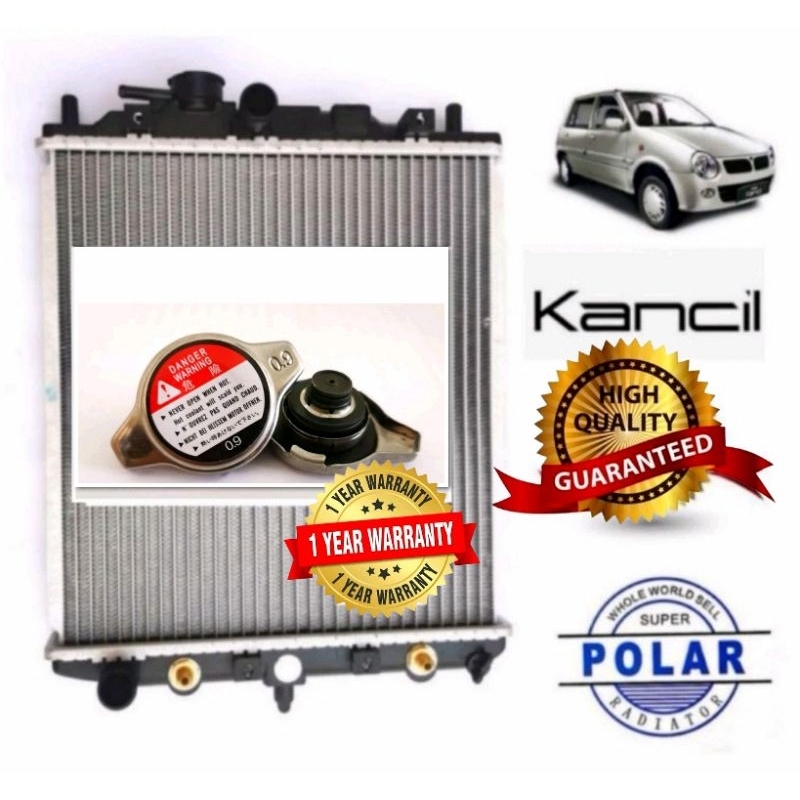 Kancil Radiator tangki air AT/MT (26mm)double rayer Brand POLAR ...