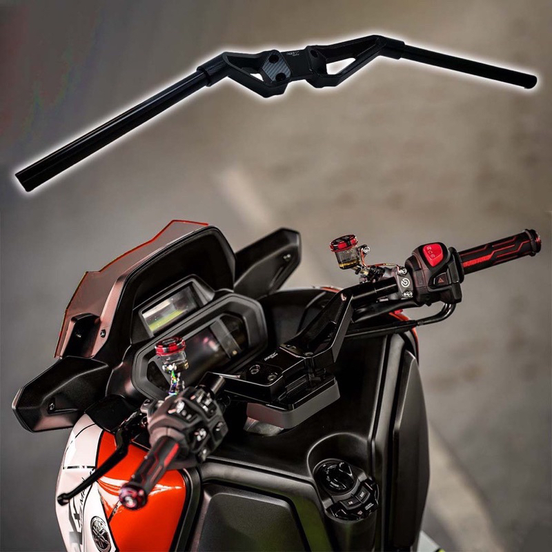 YAMAHA Xmax V1 V2 Handlebar 2023-2024 Motorcycle Handlebar CNC Black ...