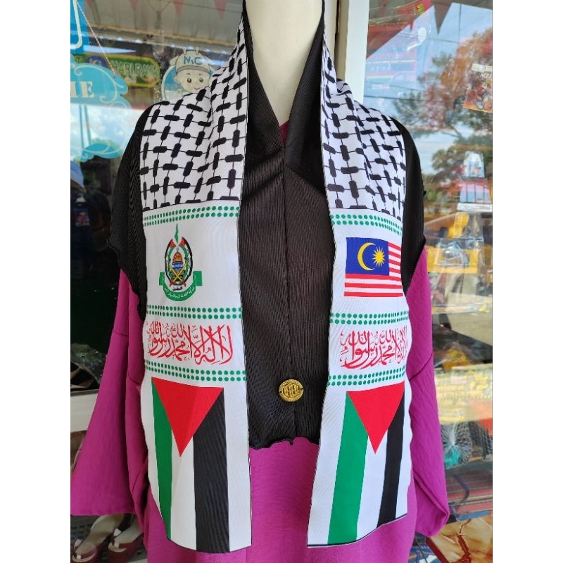 MAFLA PALESTINE SCARF PALESTINE SELEMPANG | Shopee Malaysia