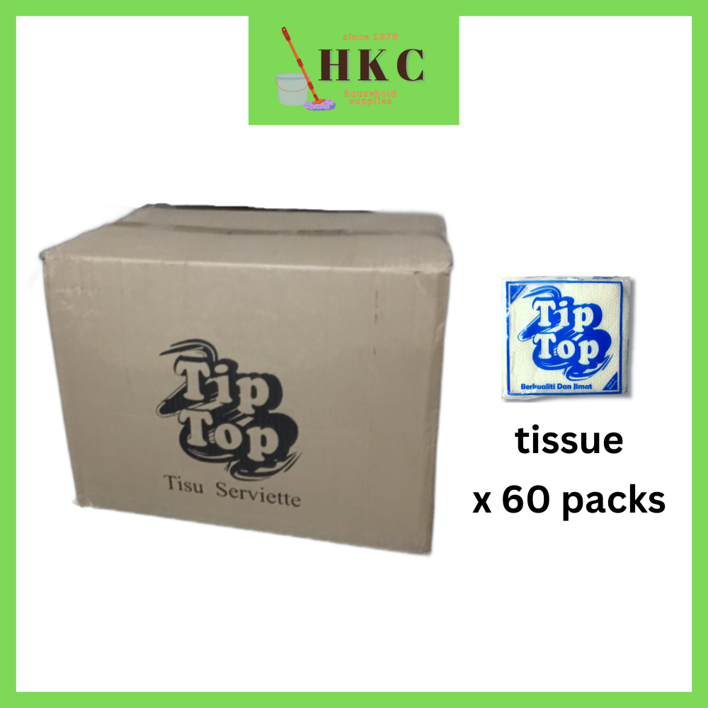 【Ready Stock Malaysia】Tissue Tip-Top 1 Box ( 60 packs ) | Shopee Malaysia