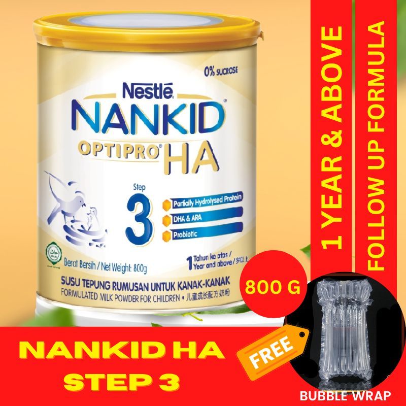 Nestle Nankid Optipro HA Stage 3 Hypoallergenic (800g) Exp: 10/2024 ...