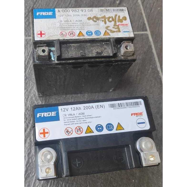 BMW F800GSA FRDE 12V 12Ah 200A VRLA / AGM 9308 Battery Mercedes ...