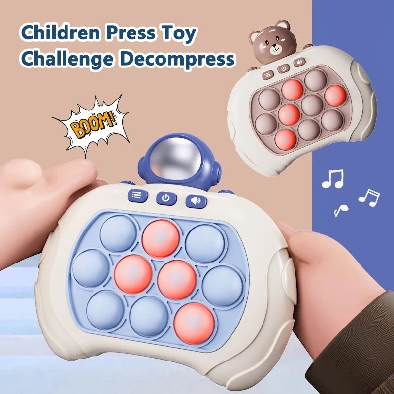 Children Relax Toys Pop Bubble Seonsory Fidget Squeeze Toys Quick Press ...