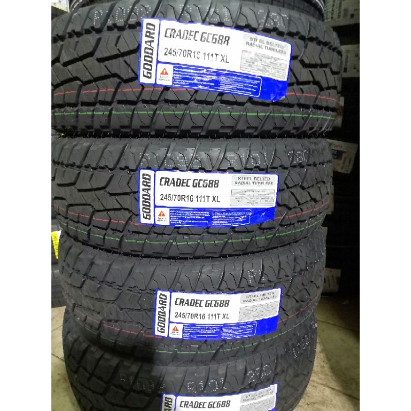 245/70/16 Goddard Cradec GC688 AT Tyre Tayar | Shopee Malaysia