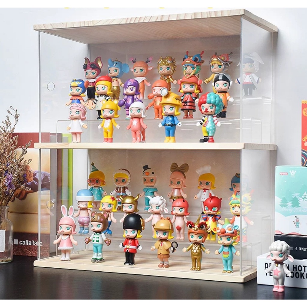 [PRE-ORDER] Display Case Box POPMART Mega Space Molly Mega Collection ...