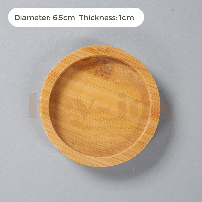Bamboo Mugs Coaster Saucer Round Tray Square Coasters Teacup Holders ...