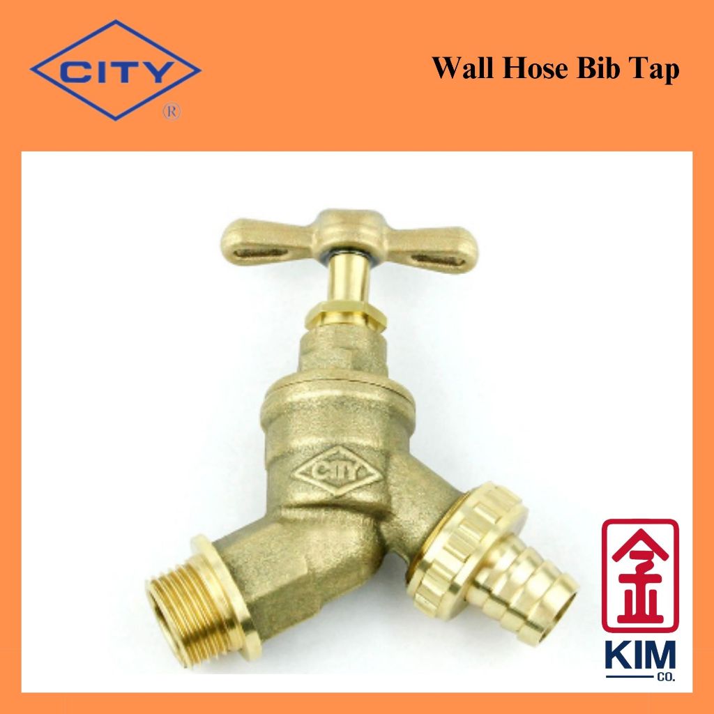 City Wall Hose Bib Tap | Bib Tap | Water Tap | Wall Tap | Bathroom ...