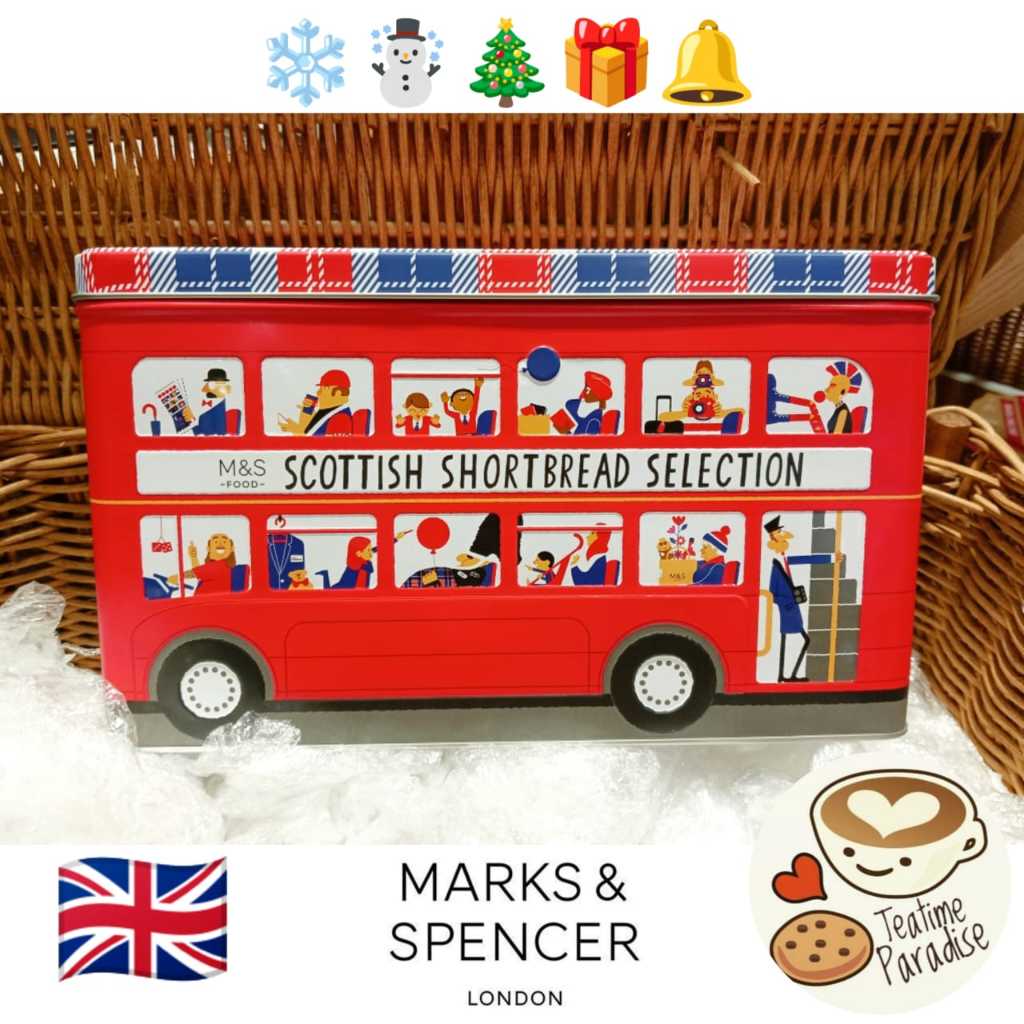[🎅Christmas🤶] Marks & Spencer (M&S) Scottish Shortbread Selection Bus ...