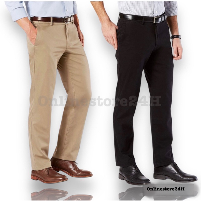 COTTON SELUAR SLACK straightcut pants STRETCHABLE 28-40 Ready stock and ...