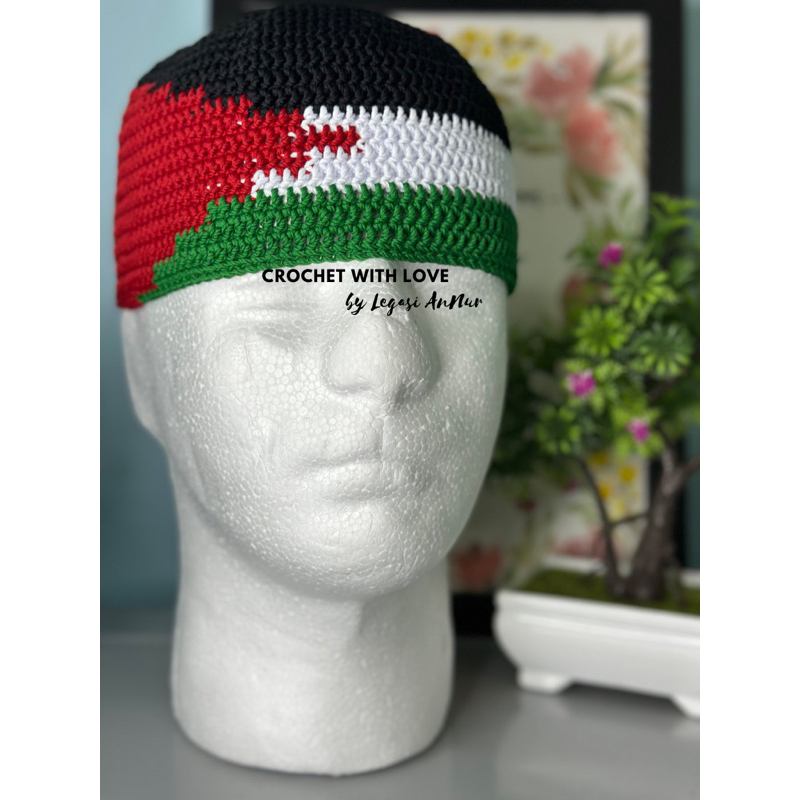 KOPIAH KAIT POLYCHERRY (PALESTINE) | Shopee Malaysia