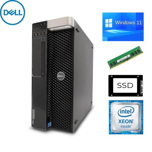 Dell Desktop Precision Tower 7810 Intel Xeon E5-2620 V4 2.1GHz 64GB ...