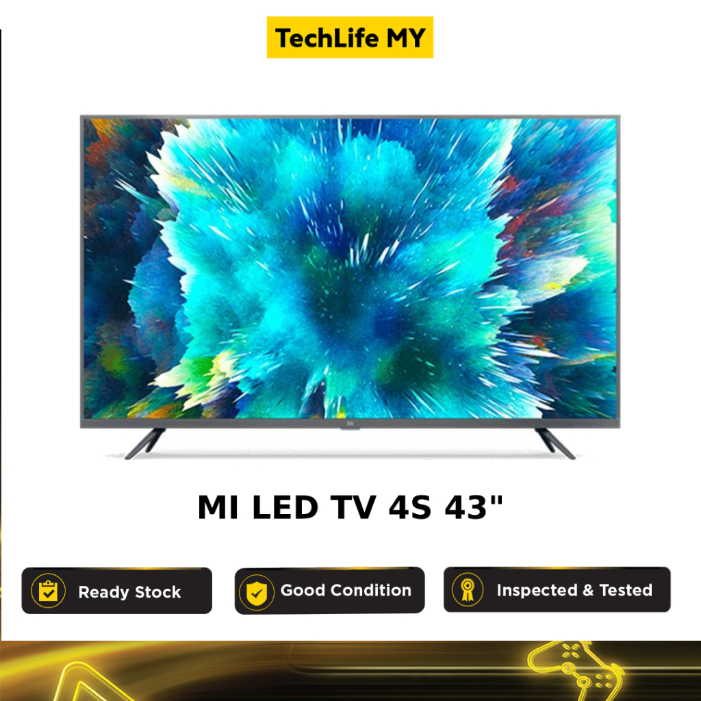Mi LED TV 4S 43 inch | Limitless 4K display, MEMC | Limitless 4K ...