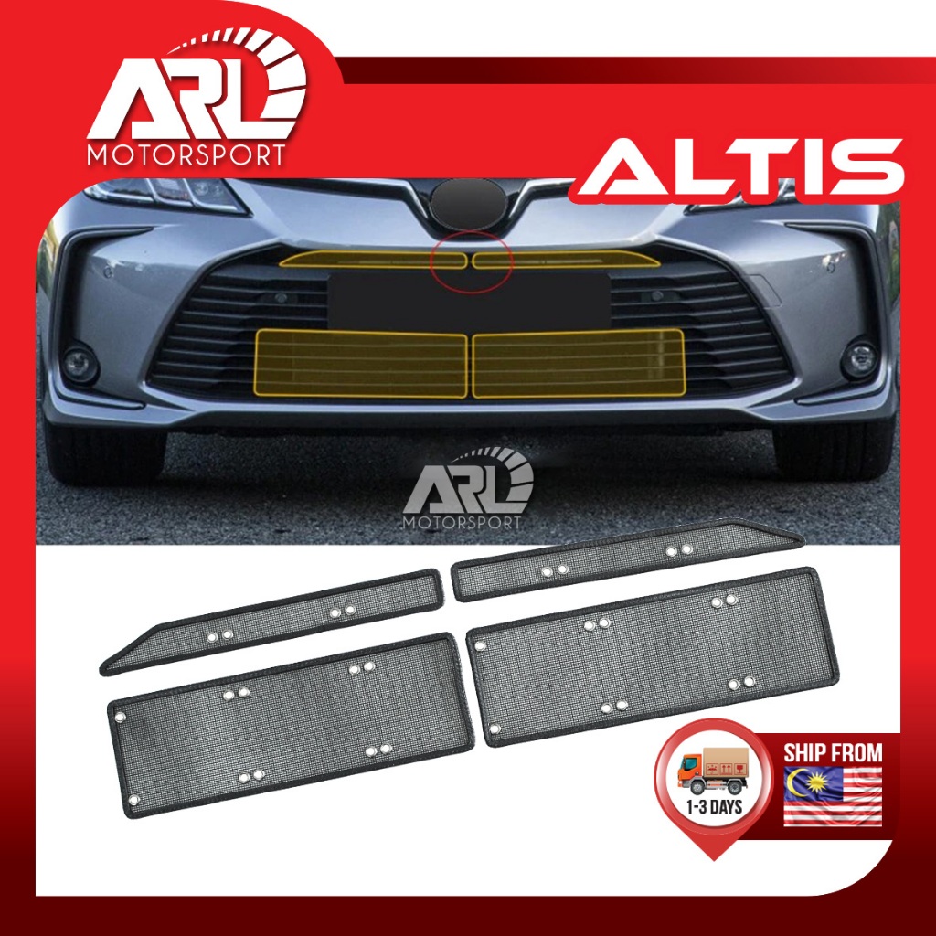 Toyota Corolla Altis 12th E210 ZRE210 ZRE211 Front Insect Insert Grill ...