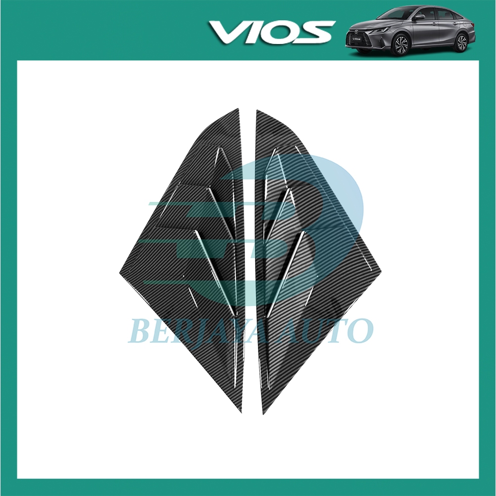 Toyota Vios AC100 (2023 - 2025) Window Triangle Cover Carbon Vios AC100 ...