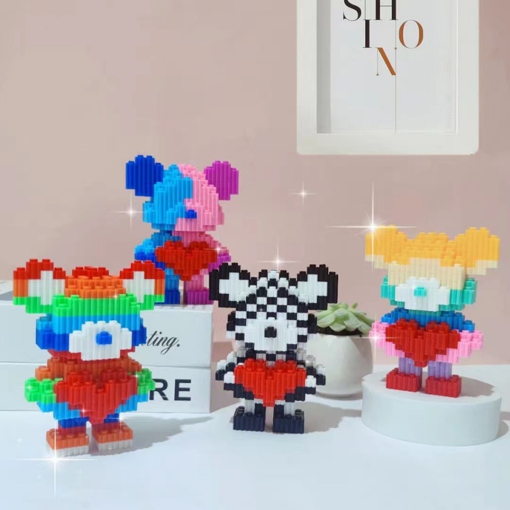 Kids Cute Cartoon Building Blocks Toy Brick Blocks Lego Blok Bangunan ...