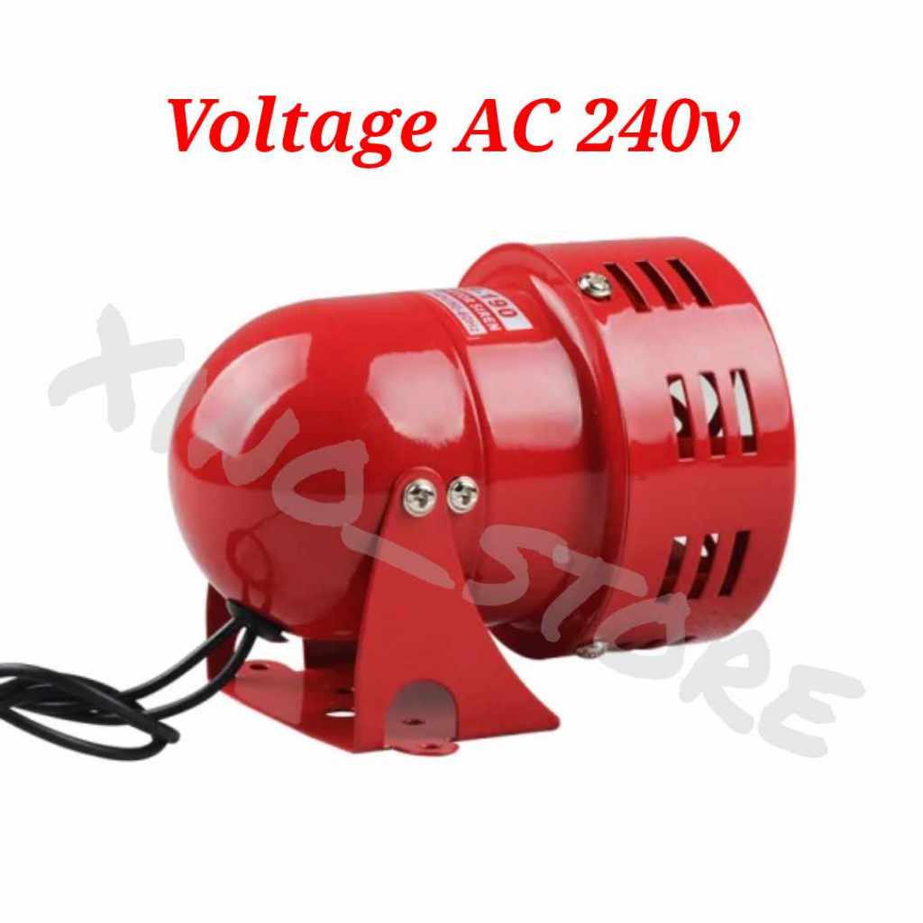 3" MS-190 AC 220-240V / DC12V / DC24V Mini Warning Baby Motor Siren ...
