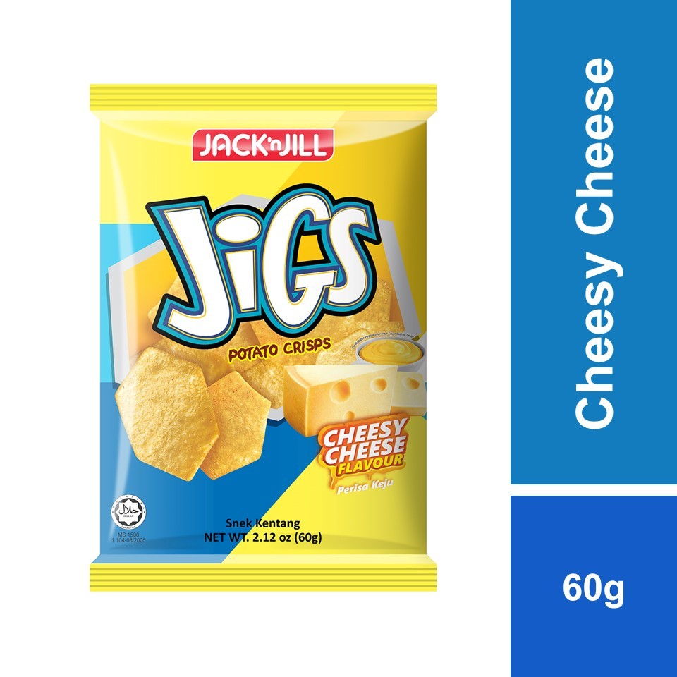Jack n Jill JIGS - Cheesy Cheese 60gm | Shopee Malaysia
