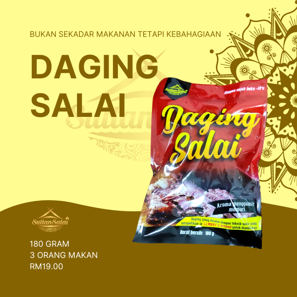 SULTAN SALAI | DAGING SALAI 180g | Shopee Malaysia