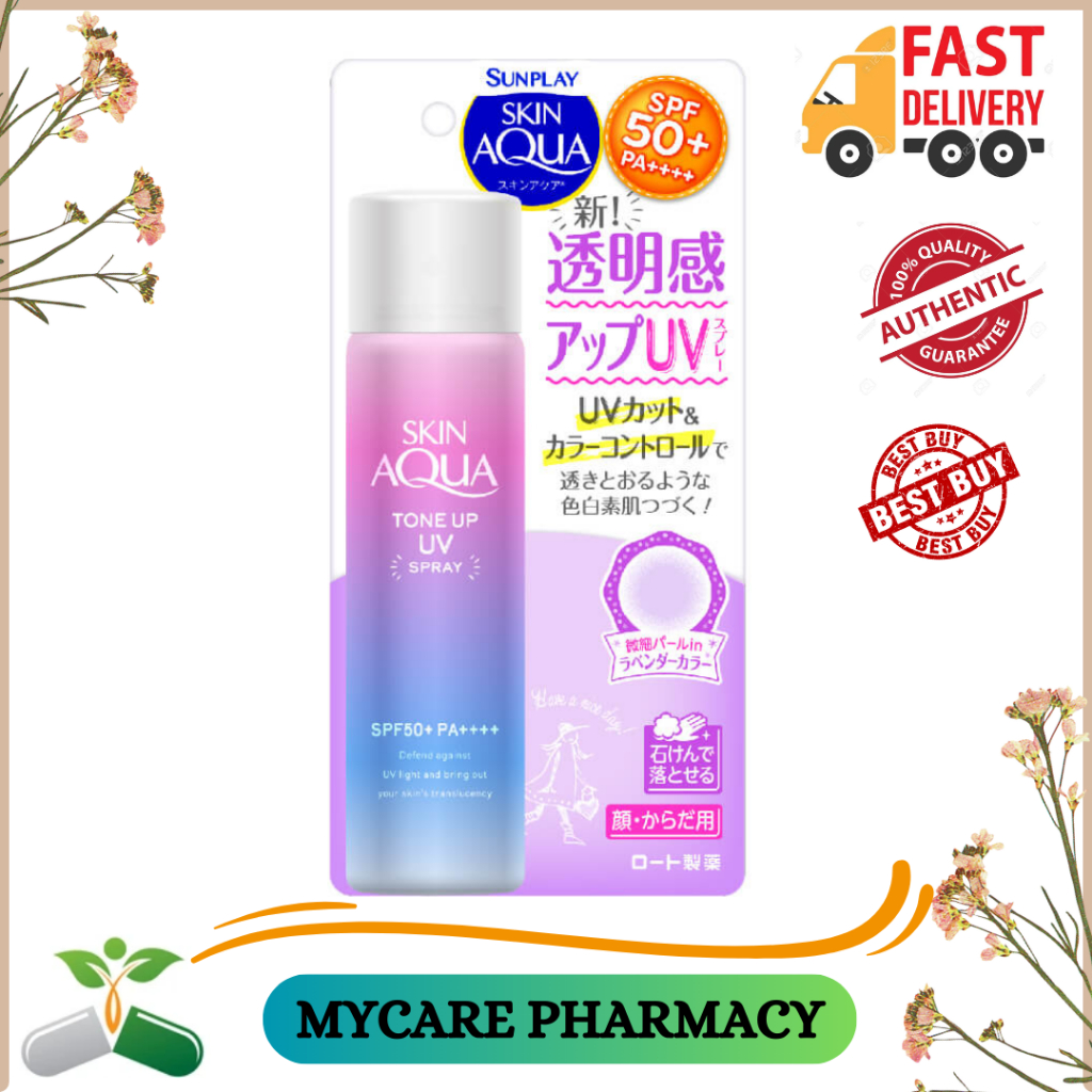 Sunplay Skin Aqua Tone Up UV Spray (70g) | Shopee Malaysia