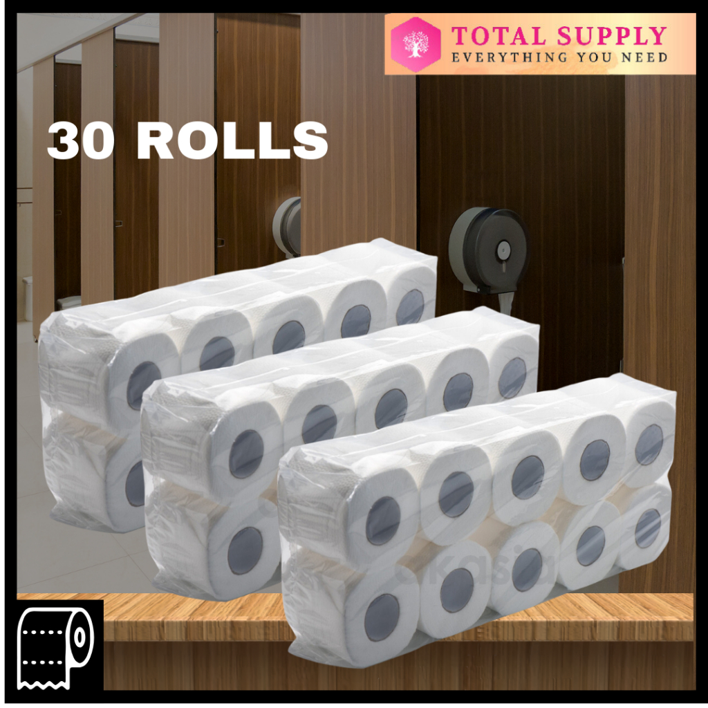 Toilet Roll Tissue TS0291 V/P 2 PLY ( 200'S x 10 Rolls X 10 PACKETS ...