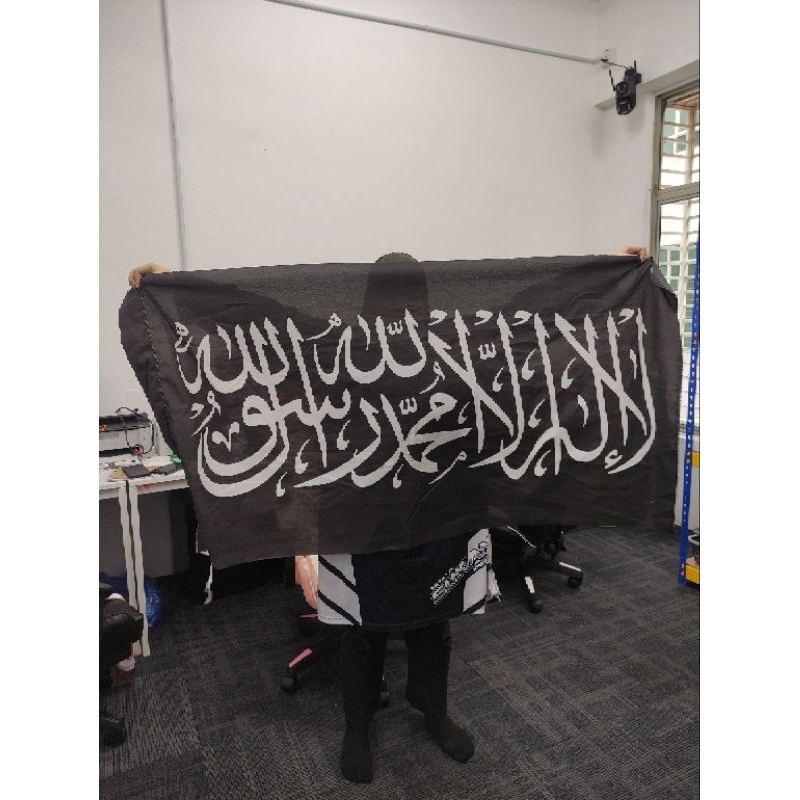 Bendera Panji Hitam Kalimah kalifah ready stock | Shopee Malaysia