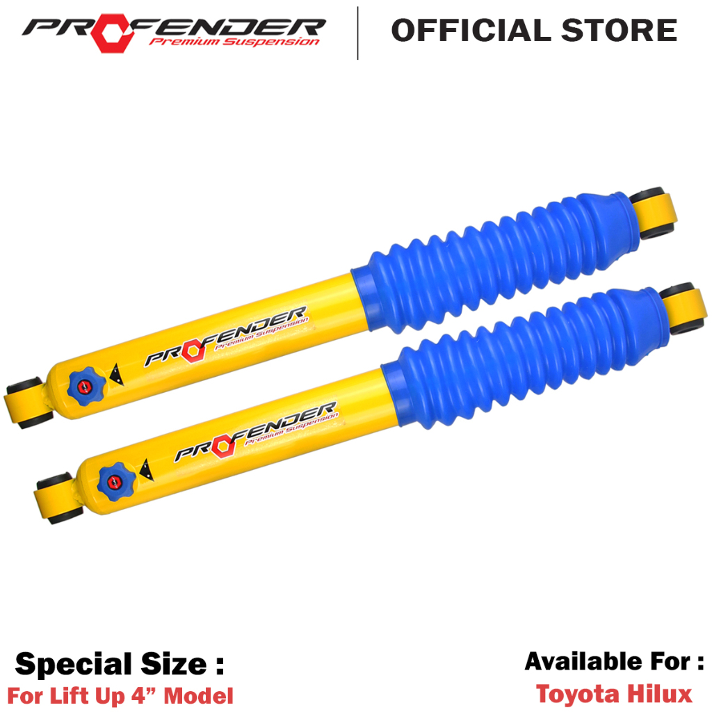 (Lift 4 Inch) Profender 4 Step Adjustable Absorber Shock Absorber ...