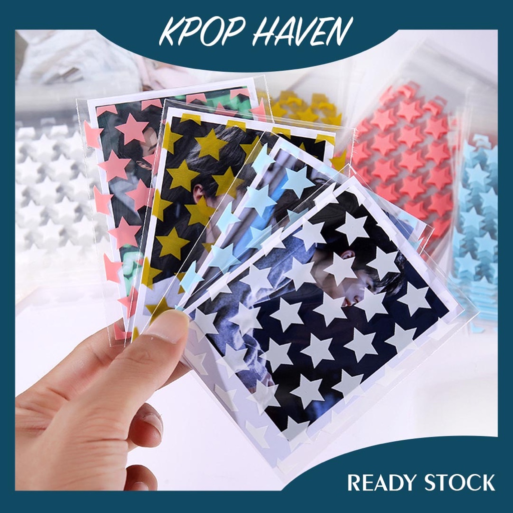 Ins Style Transparent OPP Star Plastic Bag Card Self-adhesive Bag ...
