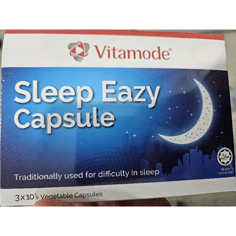 SLEEP-EAZY CAPSULES ONE BOX 30CAPSULES( INSOMNIA) | Shopee Malaysia