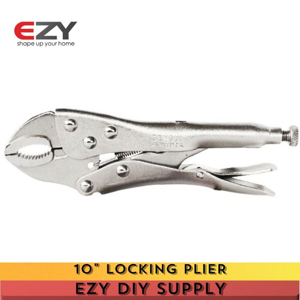 10" Locking Steel Grip Fastener Tightening Wrench Jaw Hand Tool Tool ...