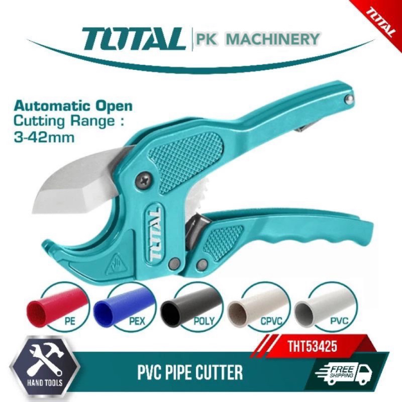 【100%ORIGINAL】TOTAL THT534216 PVC Pipe Cutter 3-42MM ( Replace Model ...