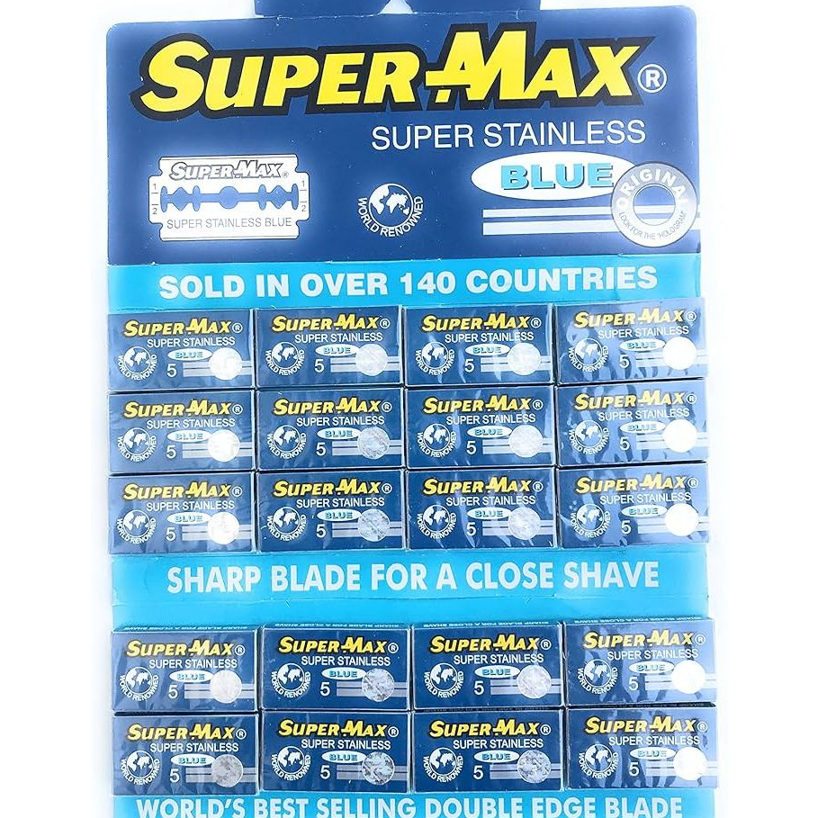 Supermax platinum razor blade (20 unit) | Shopee Malaysia