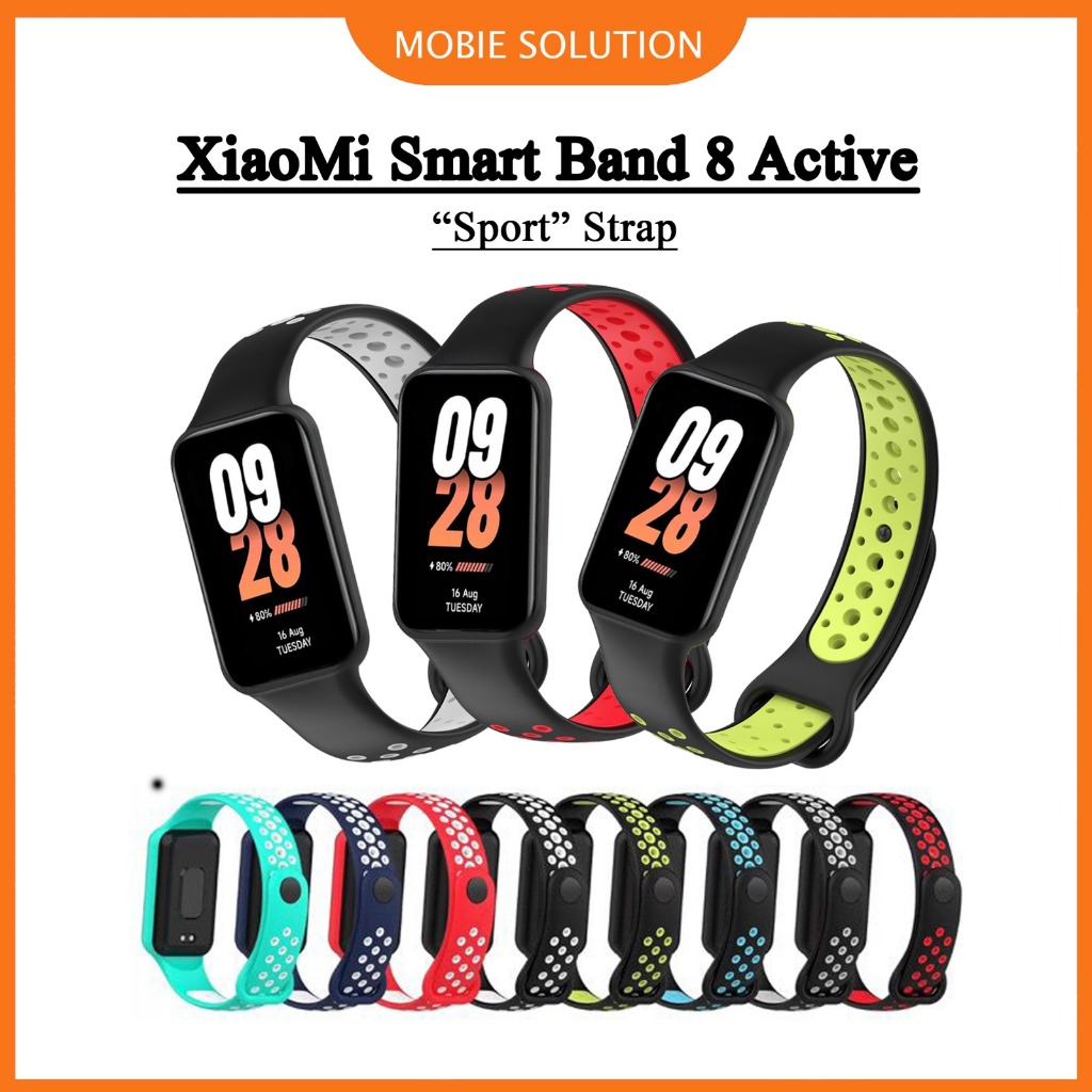 Xiaomi Smart Band 8 Active Strap, Porous Series Sport Design MiBand 8 ...