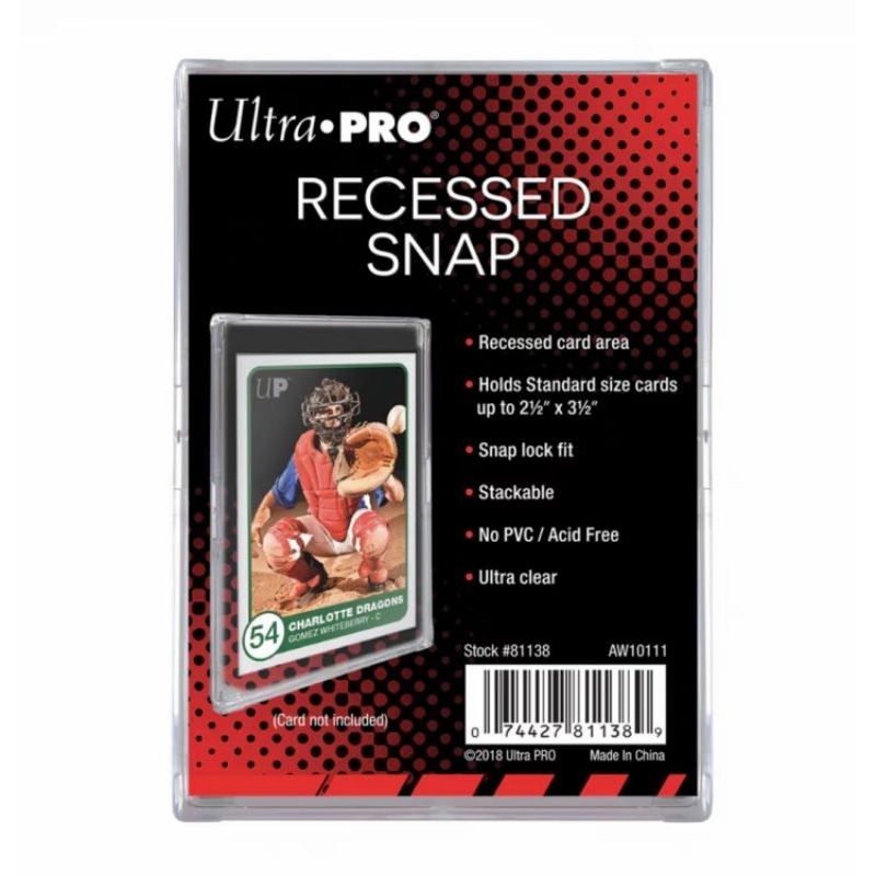 🔥‼️ORIGINAL‼️🔥 Ultra Pro Ultrapro Recessed Snap Mini Snap 65x90 Pokemon Digimon Yugioh One Piece ...