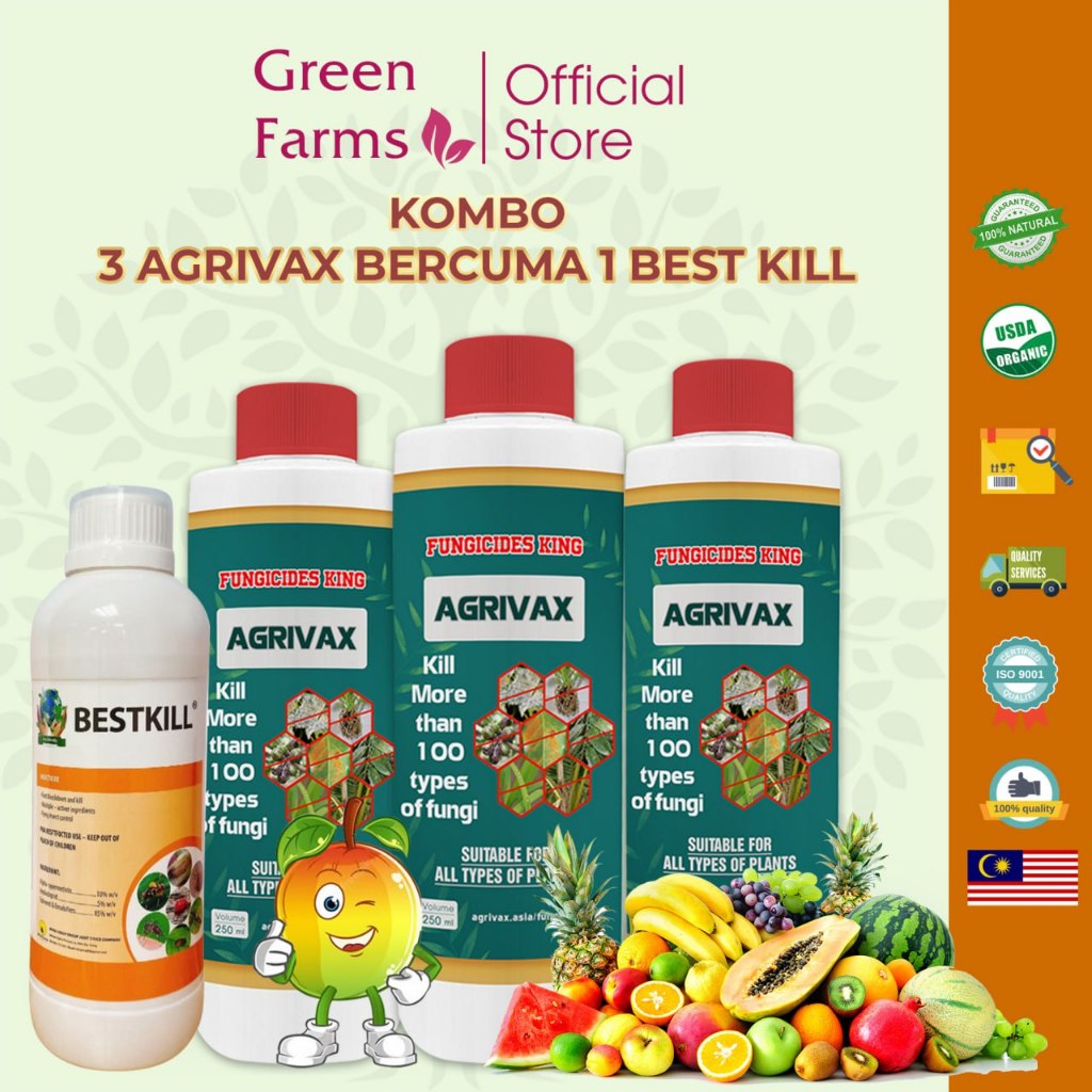 Kombo komprehensif untuk tumbuhan - Beli 3 racun kulat Agrivax Dapatkan ...
