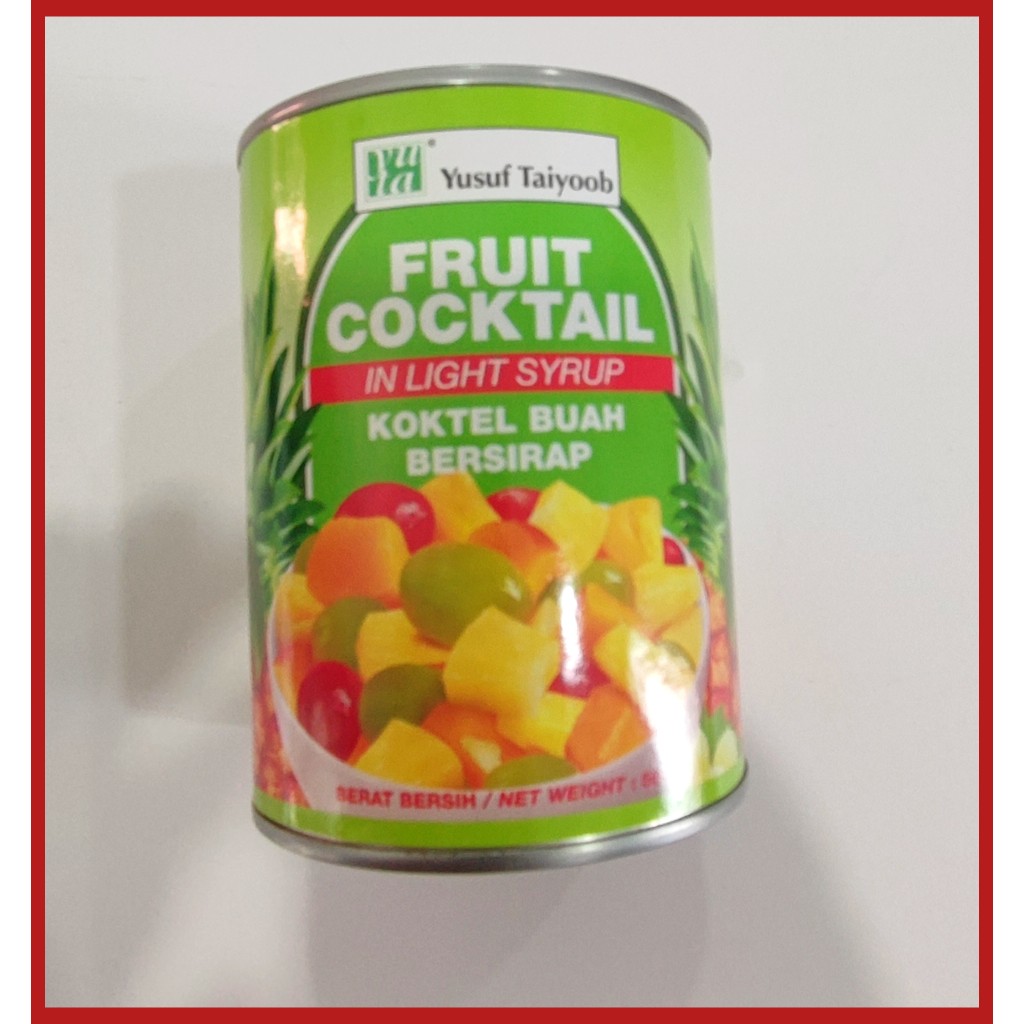 Yusuf Taiyoob Fruit Cocktail Premium Quality In Light Syrup 567gm Halal ...