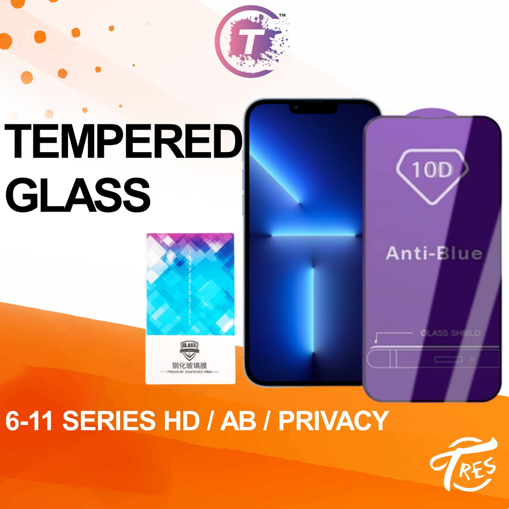 Tresgadget 10D HD Transparent Screen Protector for iP 11Pro XS Max XS ...
