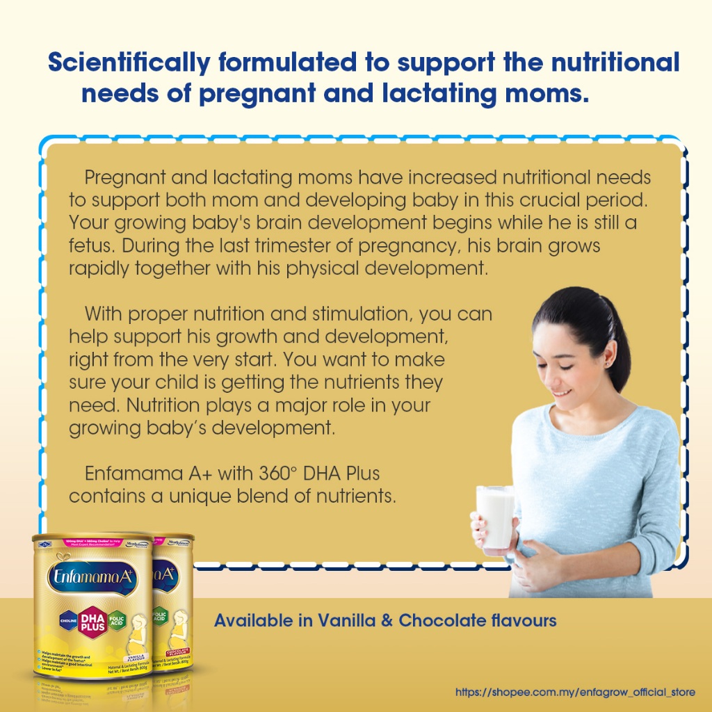 Enfamama A+ - Chocolate Maternal & Lactating Susu Milk Formula Powder ...