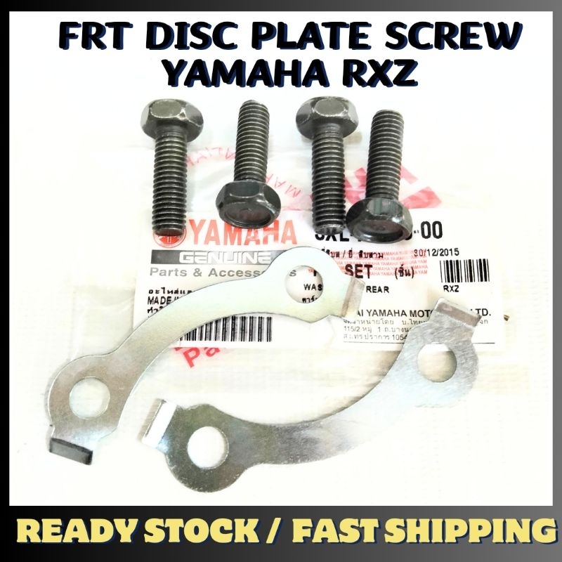 FRONT DISC PLATE SCREW YAMAHA RXZ MILI CATALYZER PIRING SKRU DEPAN ...
