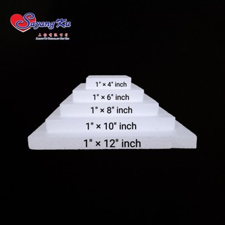Polystyrene Poly Foam Bentuk Segi Empat / Gabus Hantaran / Square Shape ...