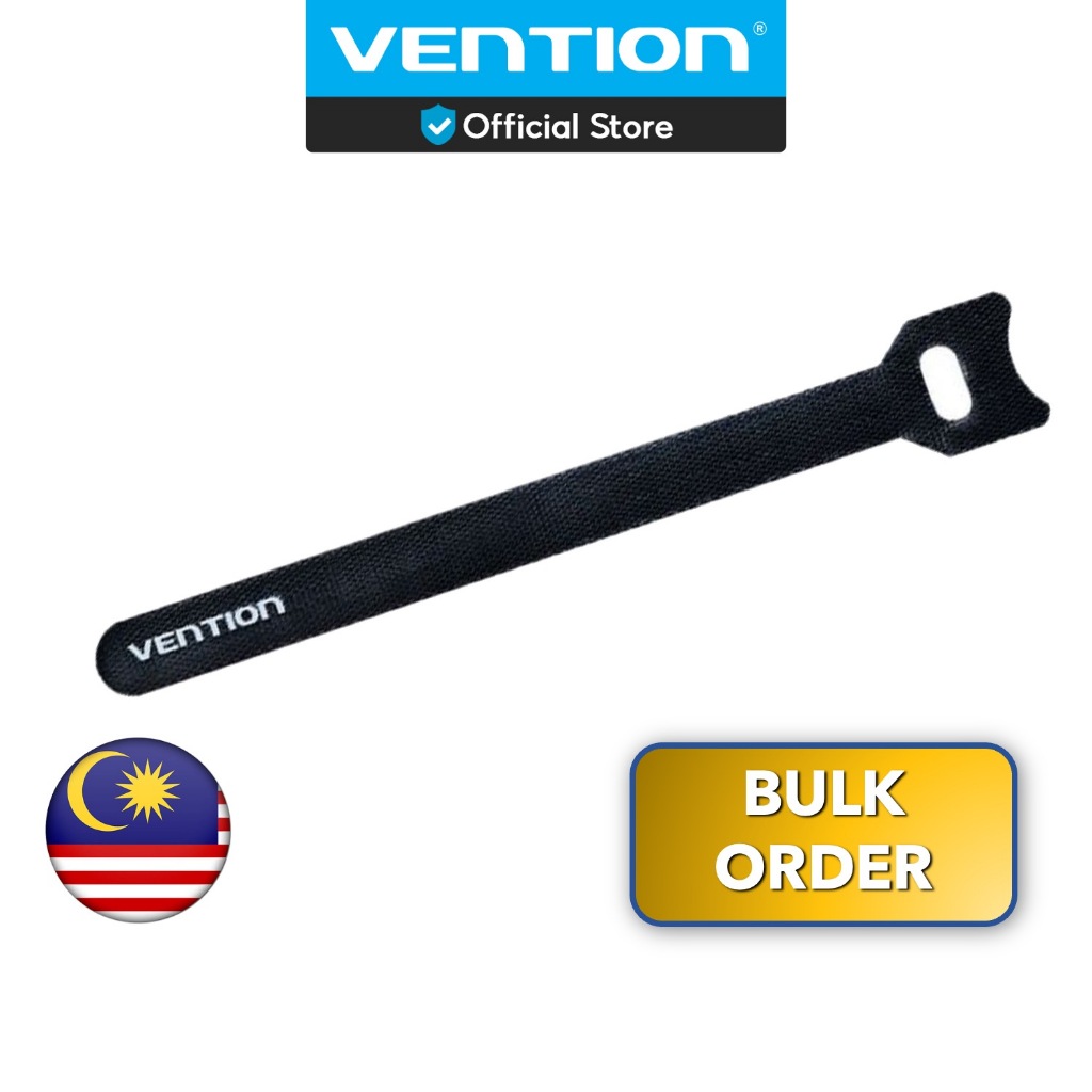 Vention Cable Tie Organizer Velcro Self Adhesive Tie BULK Order ...