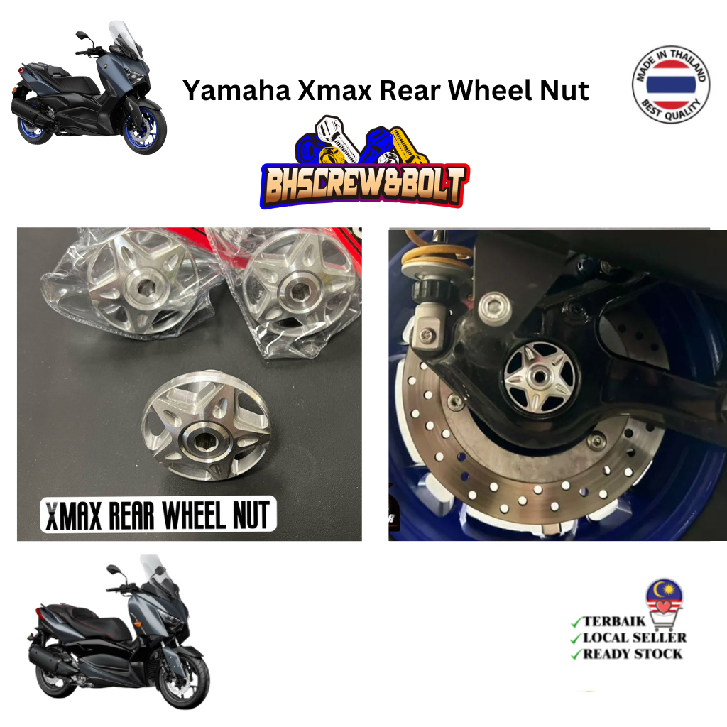💥🇹🇭🇲🇾XMAX Arm belakang Rear Wheel Nut Tayar Belakang Cover Swing Arm ...