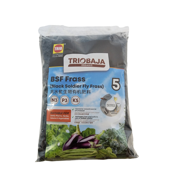 TRIOBaja Organic BSF Frass 5 (Black Soldier Fly Frass) - 1kg ...